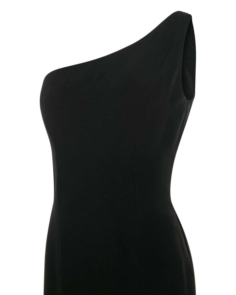 One Shoulder Crepe Gown – Mackenzie Brittingham